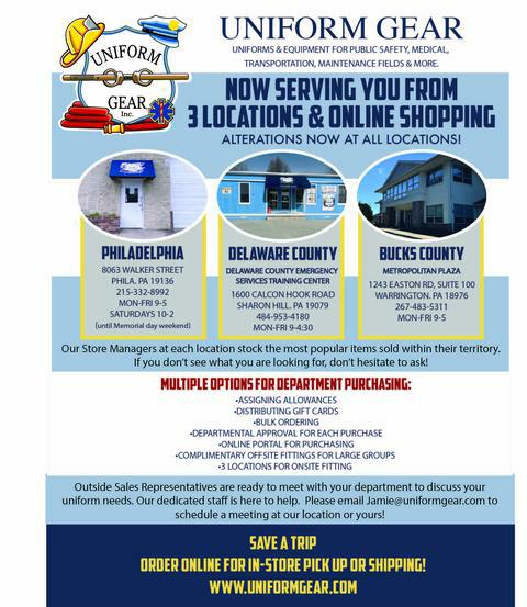 Uniform Gear; philadelphia police; philadelphia fire; septa uniforms